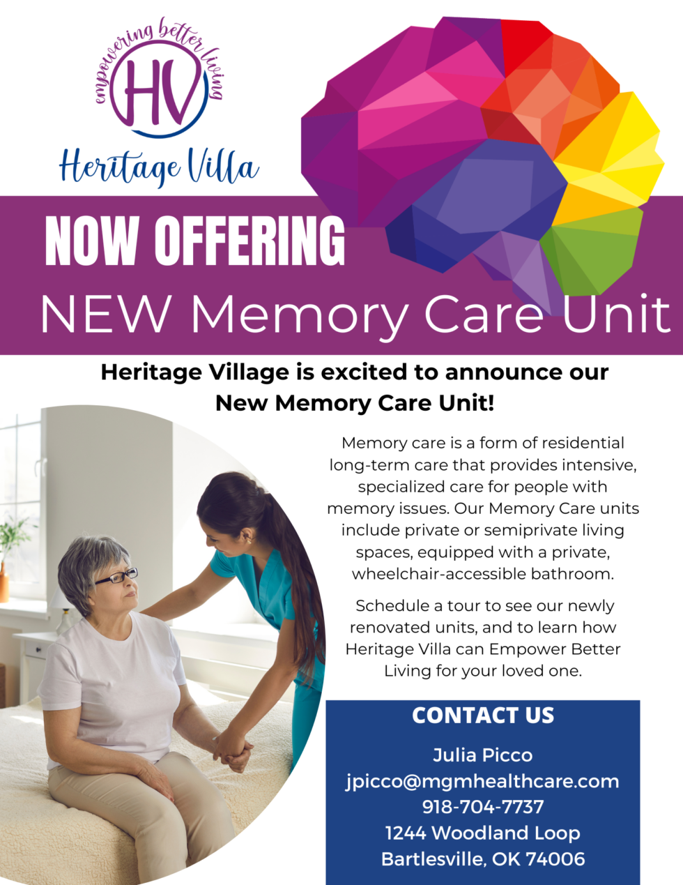 MGM Healthcare Sales and Recruiting Marketing Materials